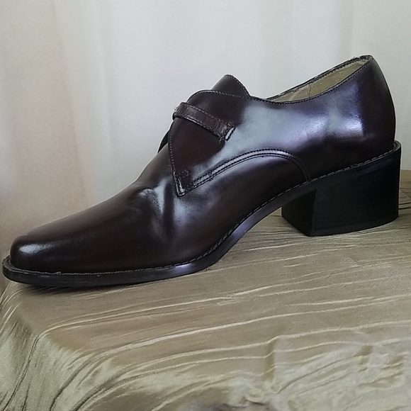 Brioso | Shoes | Brioso Leather Dark Brown Shiny Made In Brazil | Poshmark